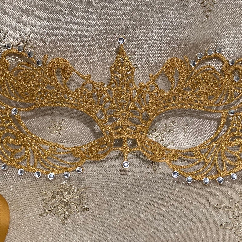 Gold Masquerade Mask - Etsy