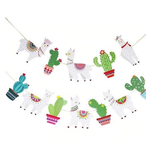 Llama Birthday Party Decoration DIY Home Birthday Complete 27 Piece Kit ...
