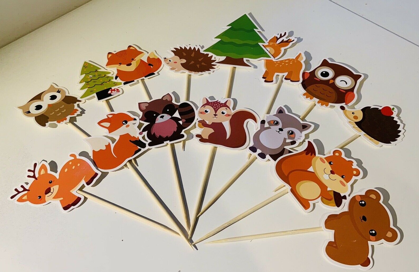 Woodland Creatures Happy Birthday Decoration Home DIY Kit 30 | Etsy UK
