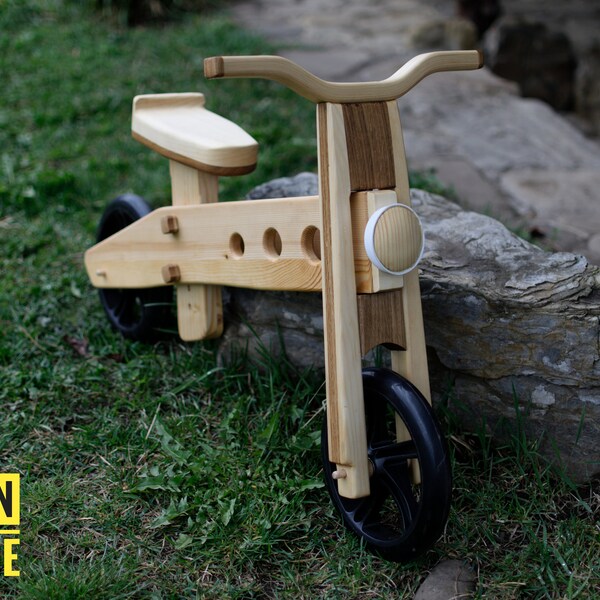 Wooden Balance Bike - Etsy UK