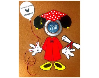 Disney Cruise Door Magnet Graduation Mickey Mouse Magnet Set | Etsy