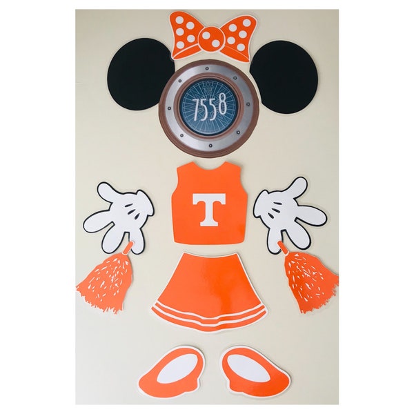 Minnie Mouse Cheerleader - Etsy