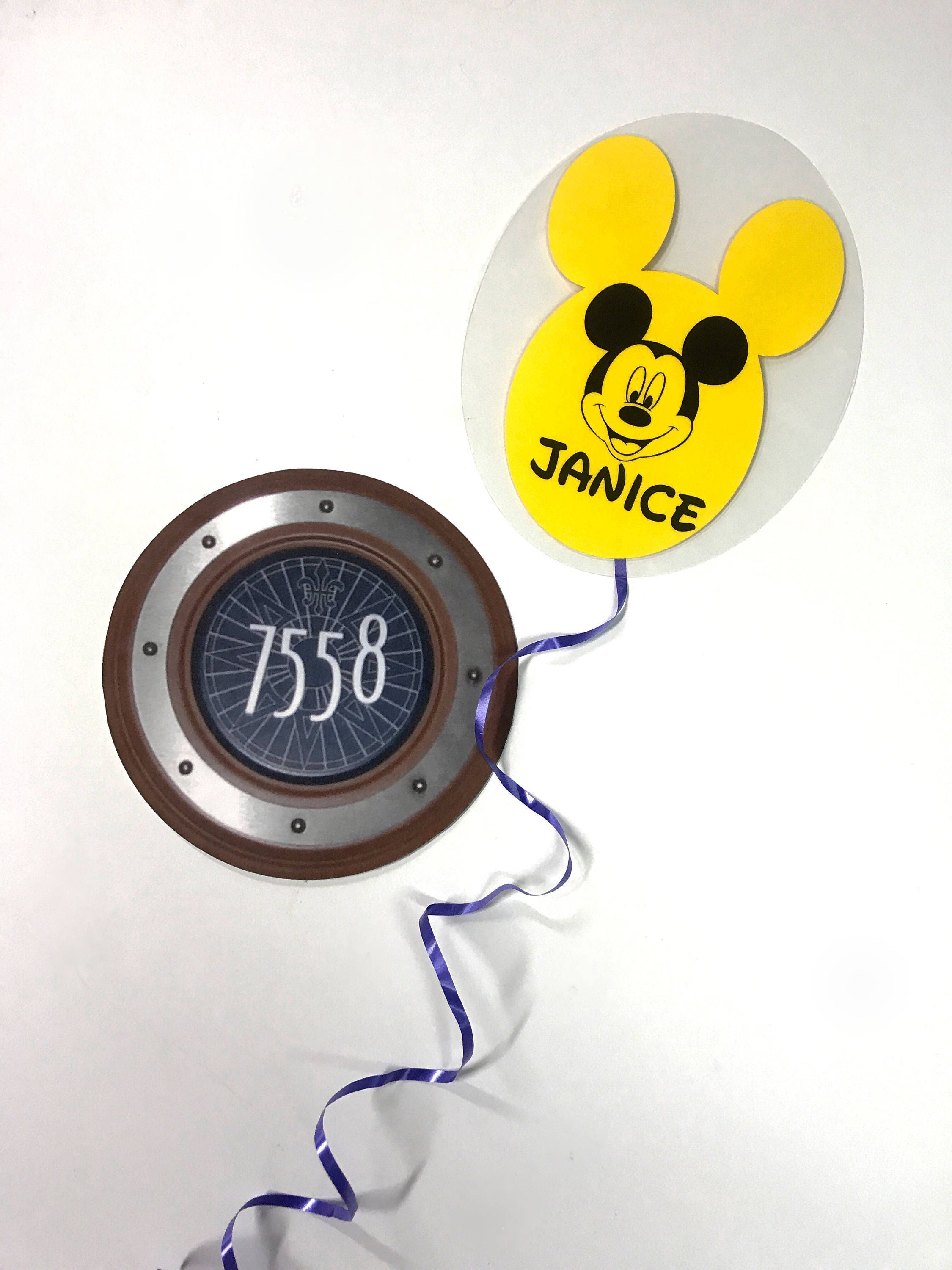 Disney Cruise Door Magnet Mickey Mouse Balloon Birthday Balloon - Etsy