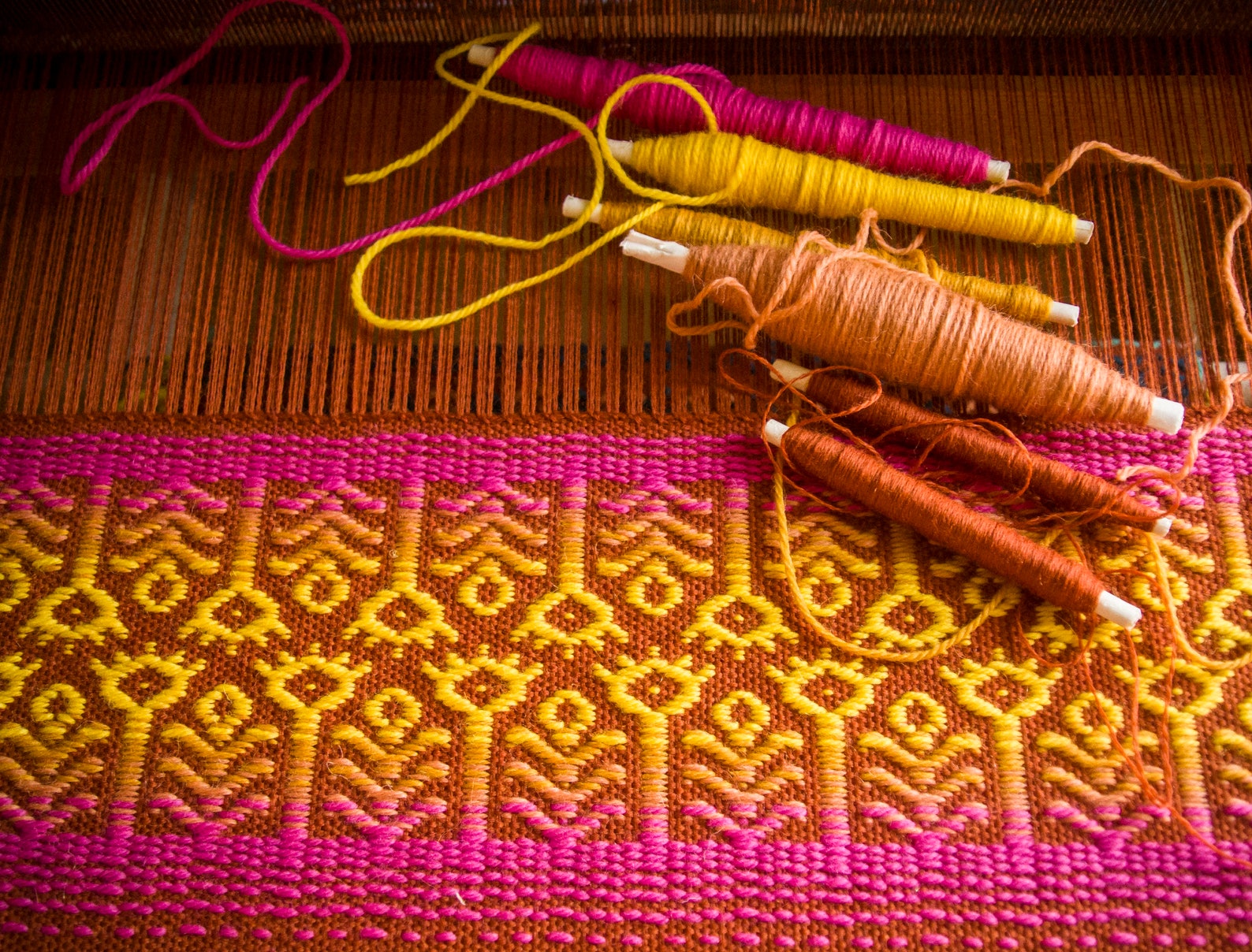 Countinuous Loom-controlled Brocade Weaving Tutorial in - Etsy