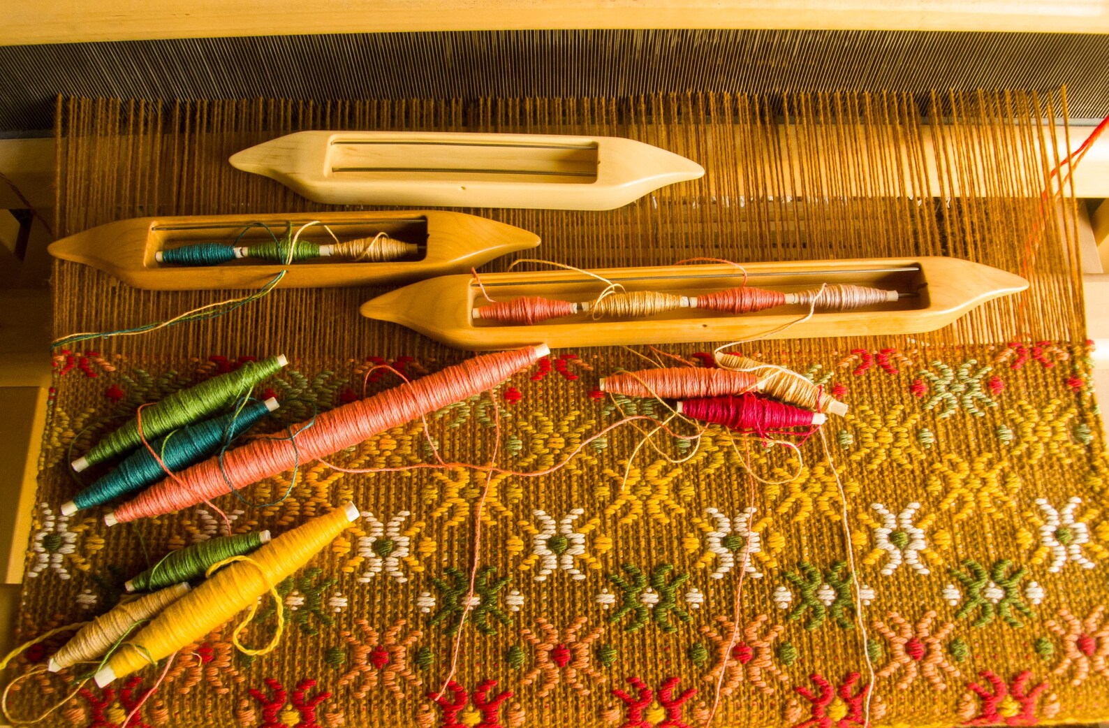 Universal Weaving Shuttle Made of Solid Termo Aspen Wood for 1-6 ...