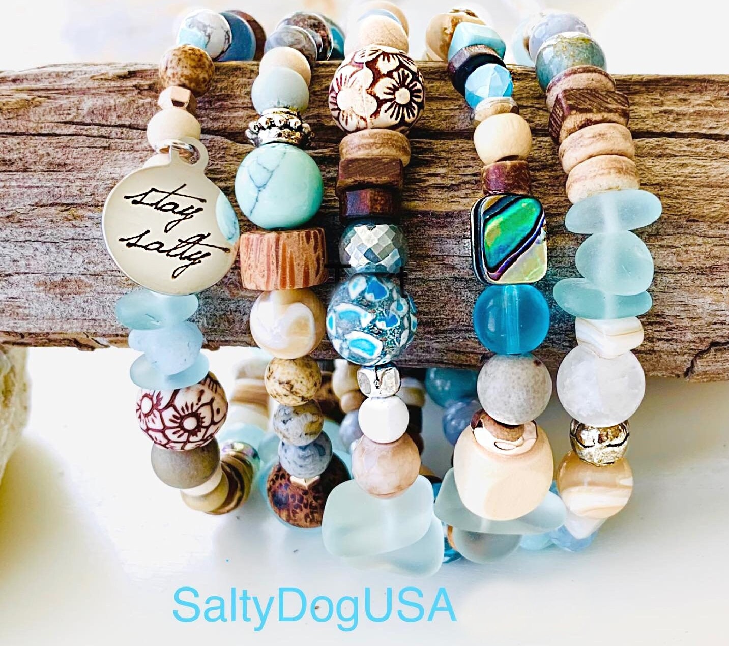 Woman's Beachy Boho Summer Bracelet, Birthday Gift Idea for Her Shell ...