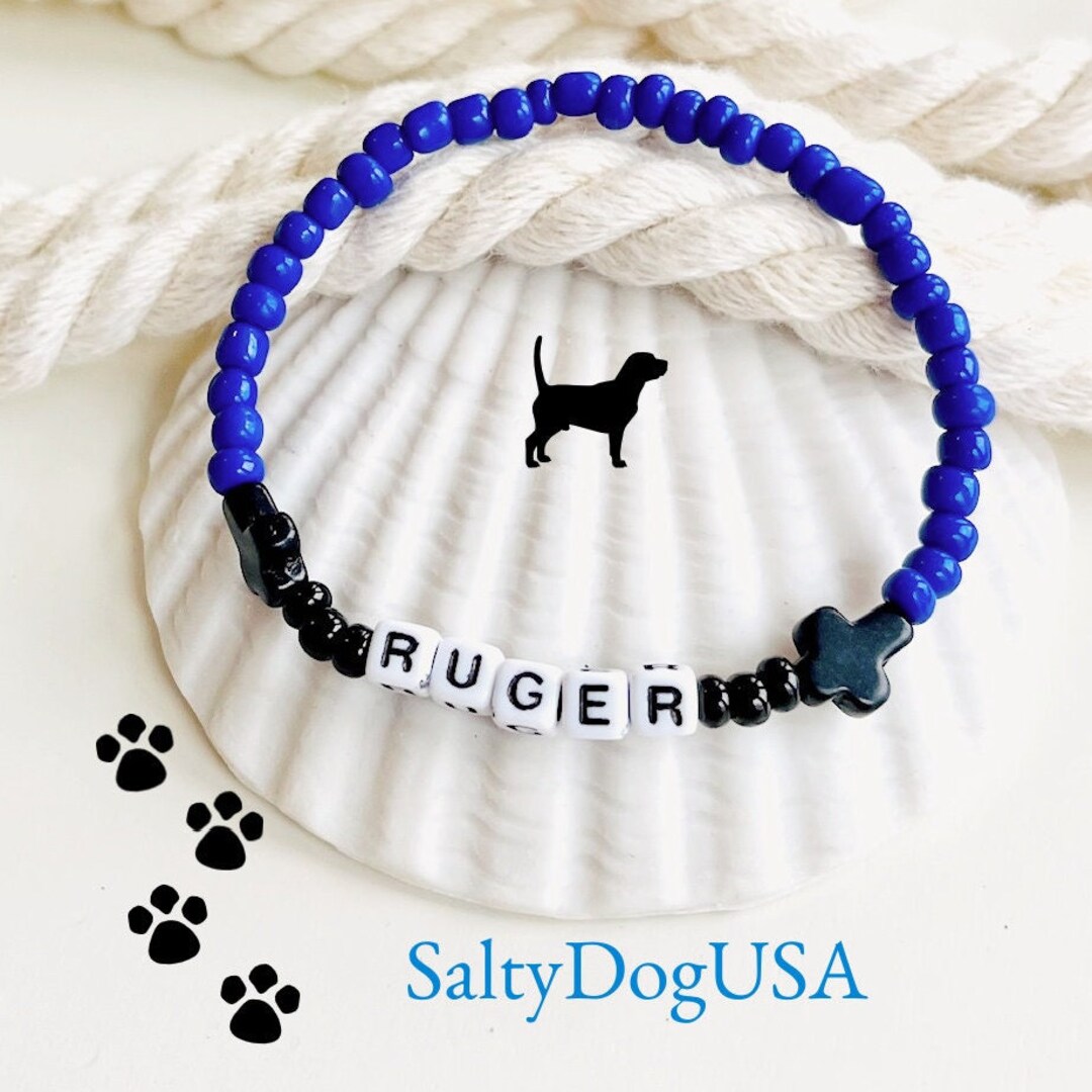Memorial Bracelet Police K9 Pet Loss Customized Service Dog Bracelet ...