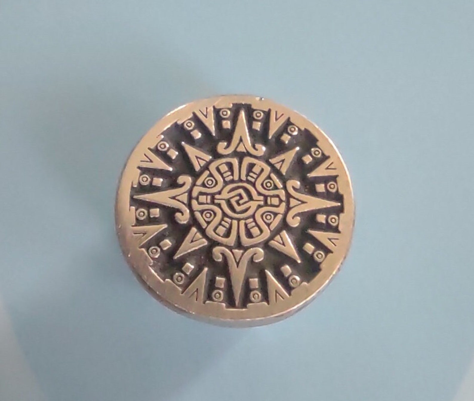 Mayan Sun Pin Kinich Ahau Design Mayan Culture Jewelry - Etsy