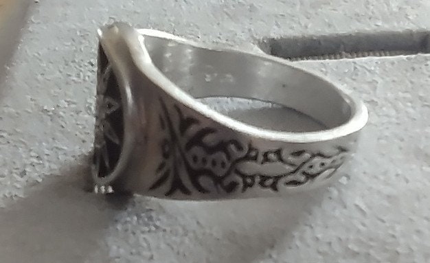 Aztec Sun Ring-piedra Del Sol-sun Stone-mayan, Incan, and Aztec Jewelry ...