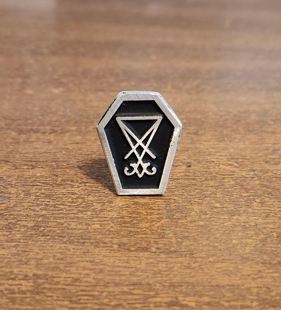 Satan's Sigil Casket Pin - Sigil of Baphomet or the Sigil of Lucifer ...