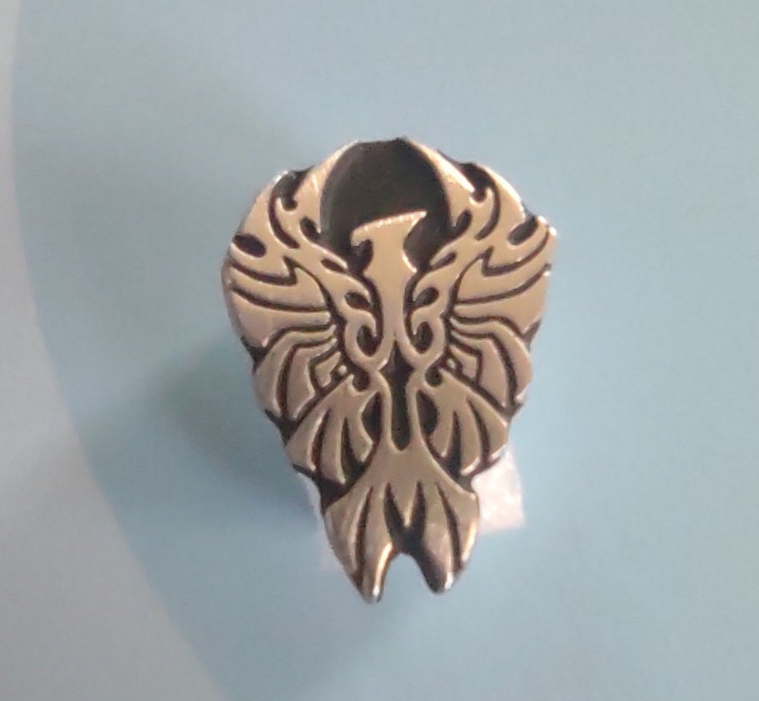 Rising Phoenix Pin - Bird Spirit Animal Jewelry - Etsy