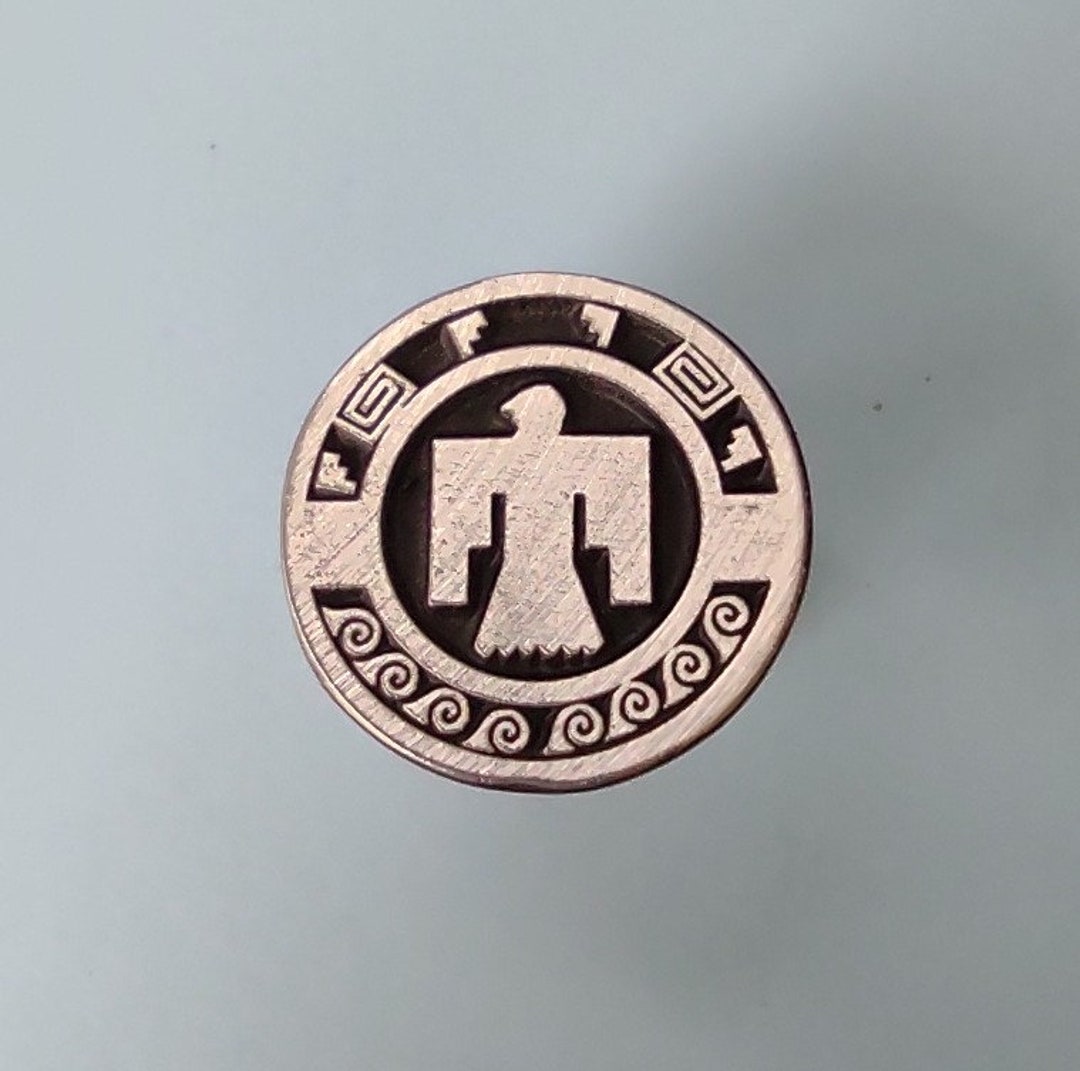 Southwest Thunderbird Circular Pin - Native Bird Jewelry-southwest ...