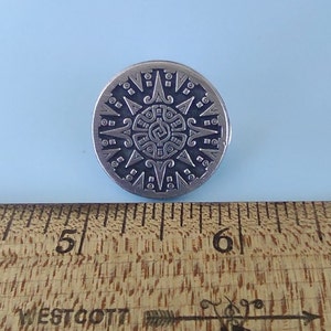 Mayan Sun Pin - Kinich Ahau Design - Mayan Culture Jewelry - Etsy