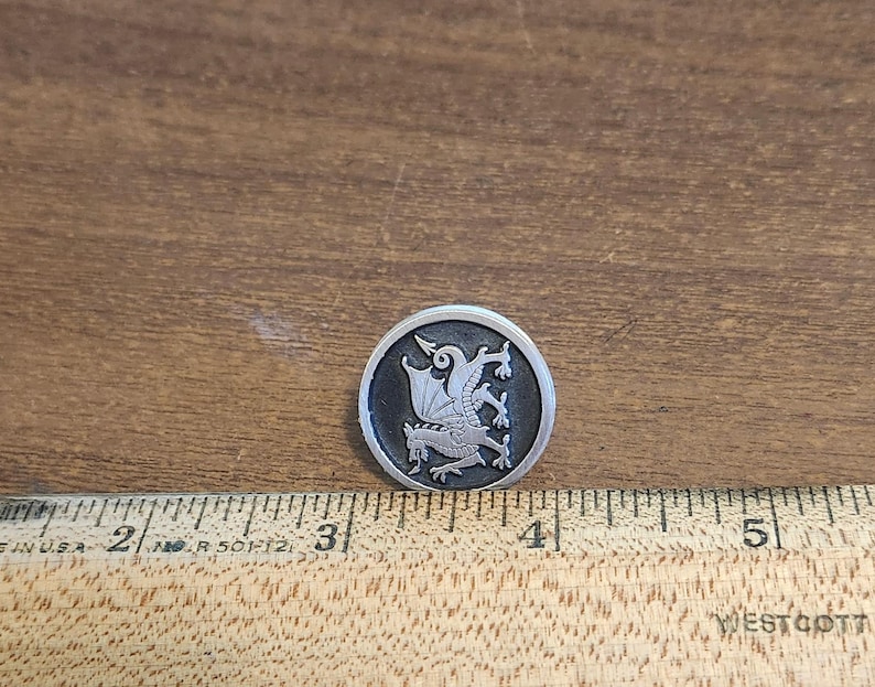 Welsh Dragon Pin - Y Ddraig Goch - National Symbol of Wales - Welsh ...