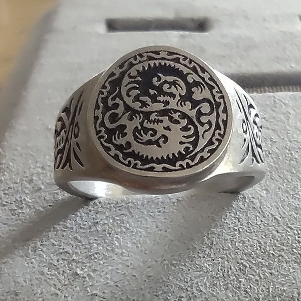 Chinese Dragon Ring - Etsy