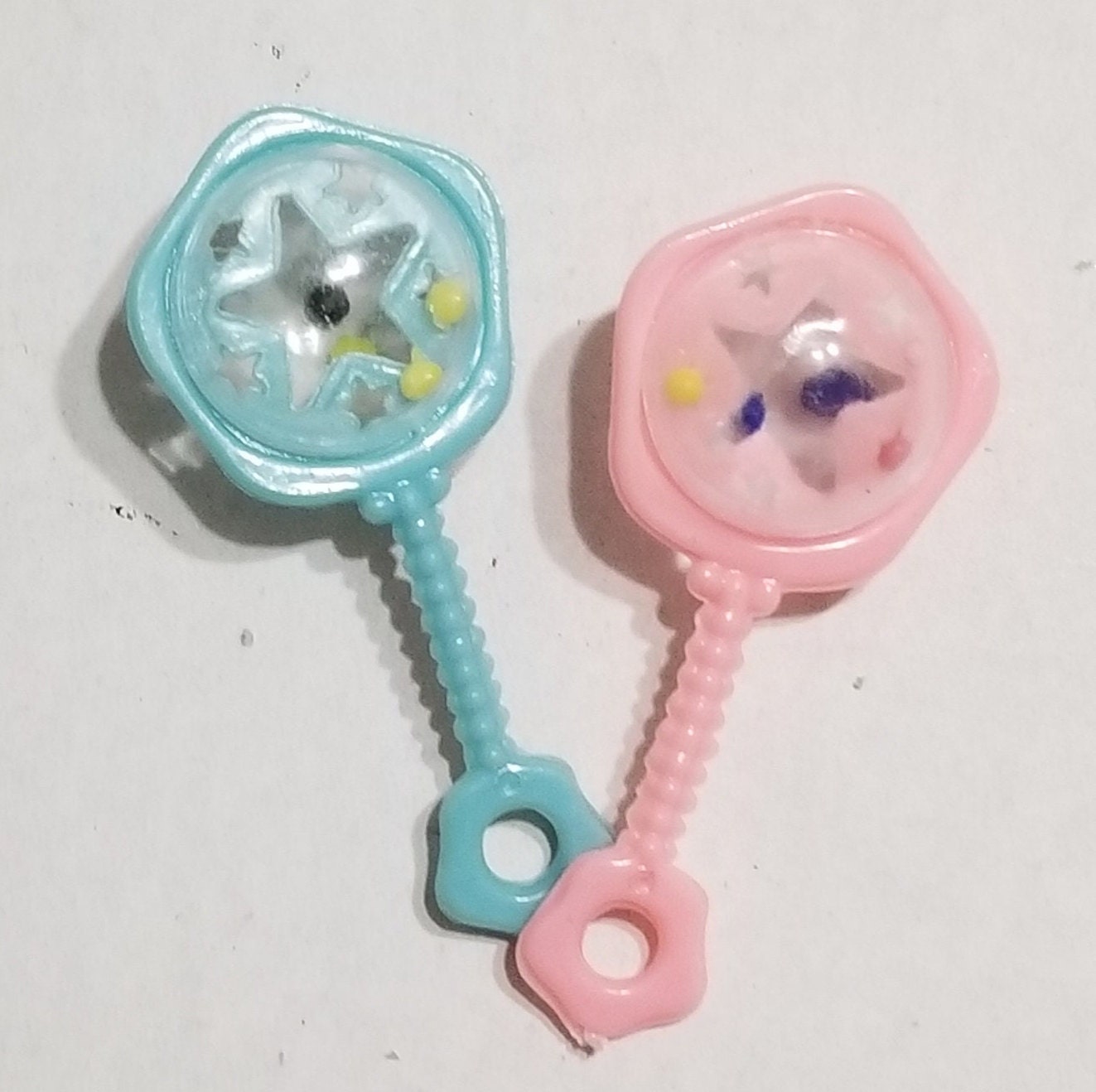 Small Baby Rattles Baby Shower Table Scatters Baby Shower Decorations ...