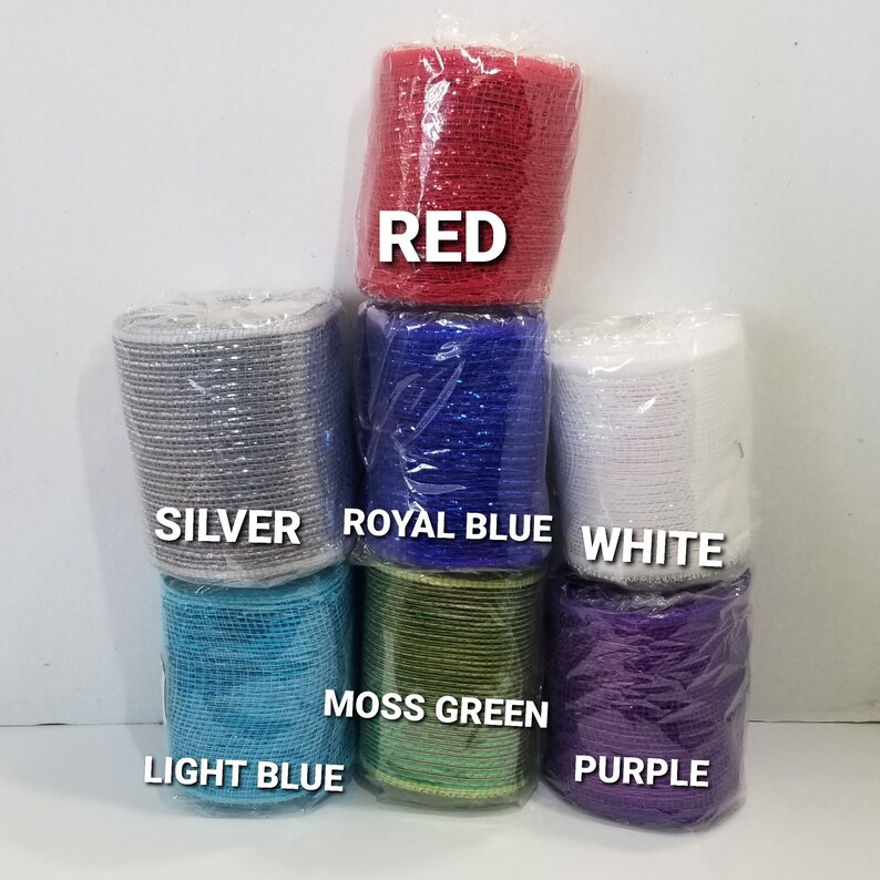 Deco Mesh Fabric Ribbon - Etsy