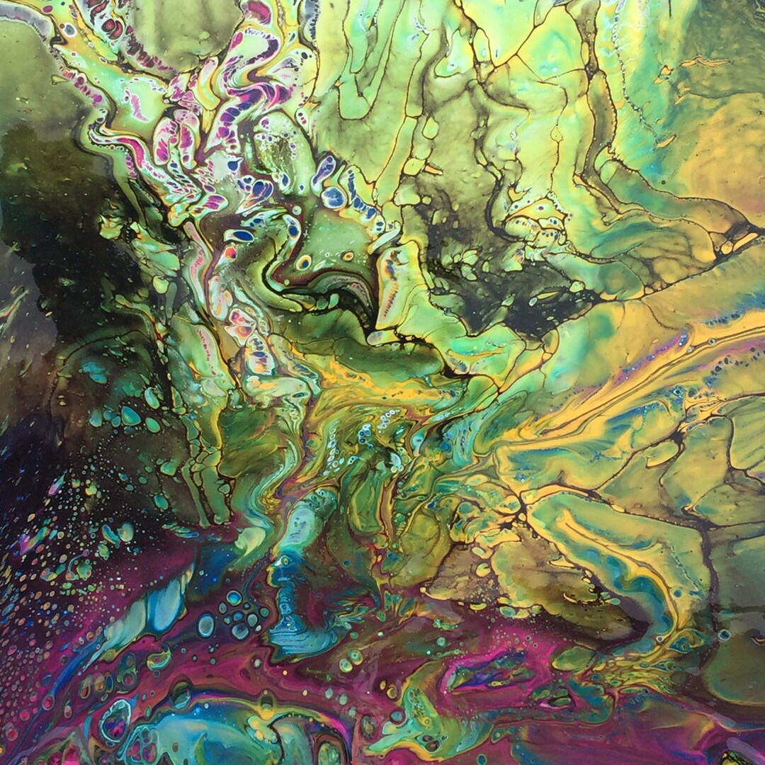 Original Flow Paintings - Etsy