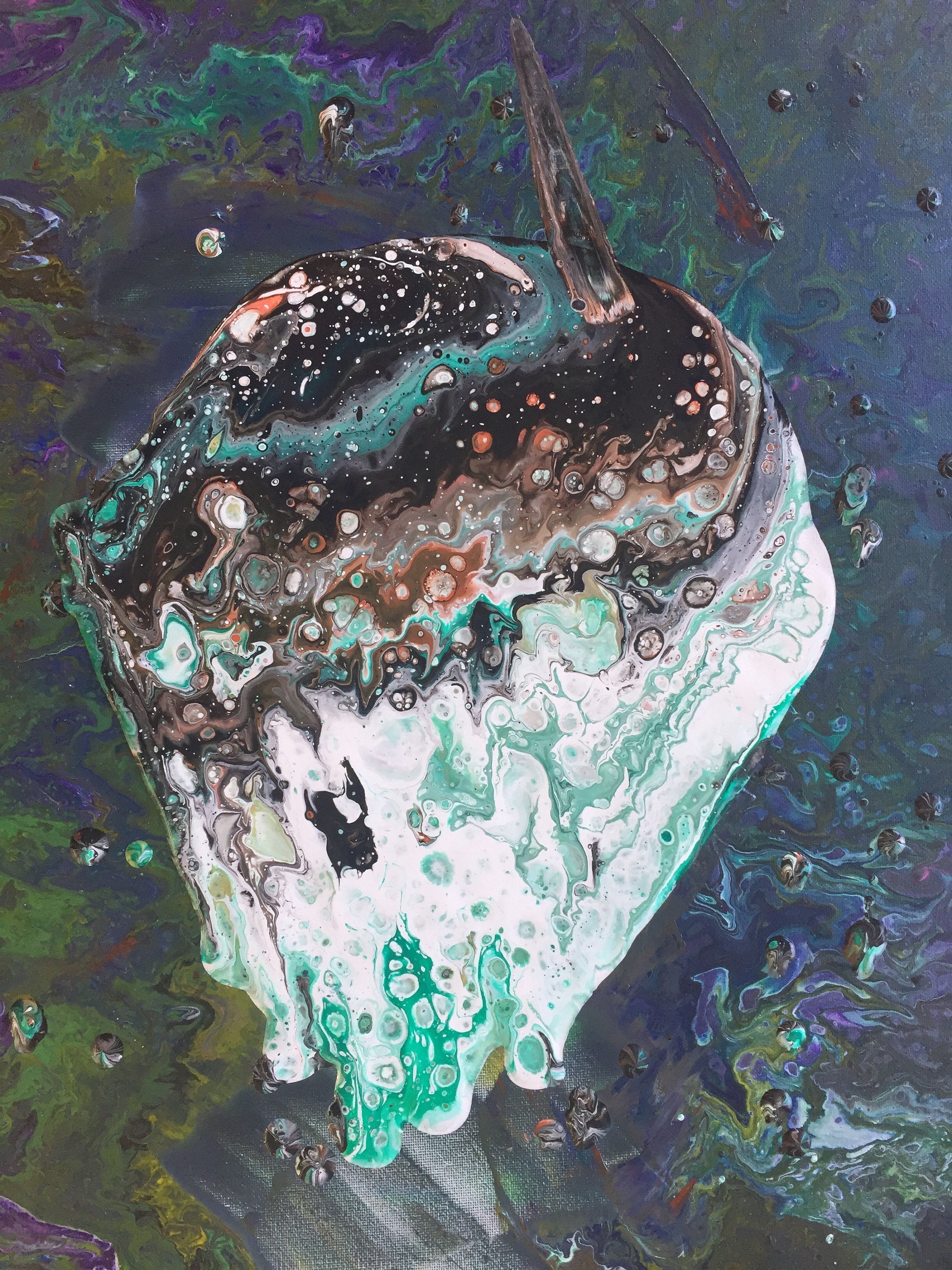 Original Flow Paintings - Etsy