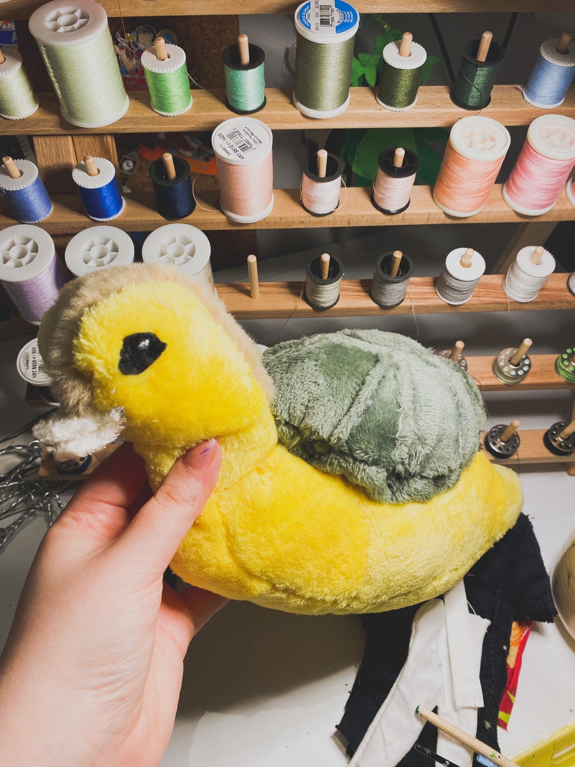 Turtle Duck Realistic Plush Hand-sewn - Etsy