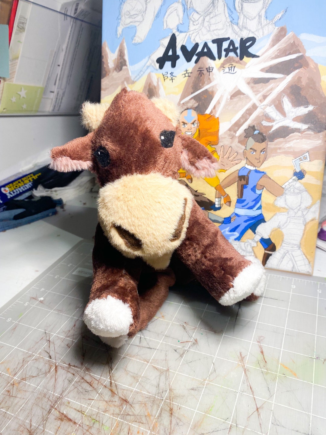 Avatar Foo Foo Cuddlypoops sabertoothed Moose Lion Hand-sewn Plush - Etsy