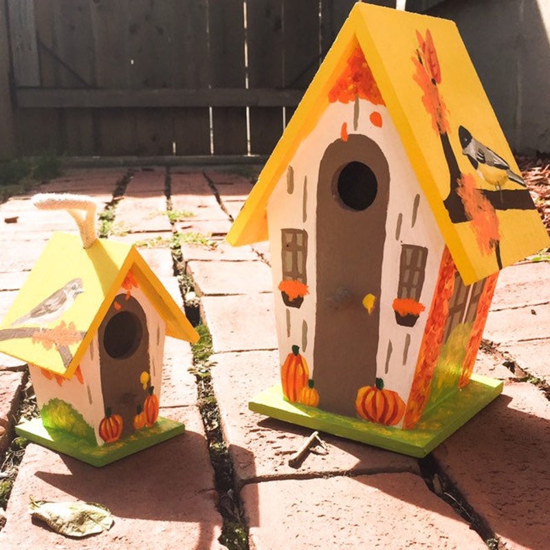 Halloween Birdhouse - Etsy