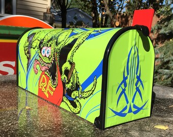 Rat rod mailbox | Etsy