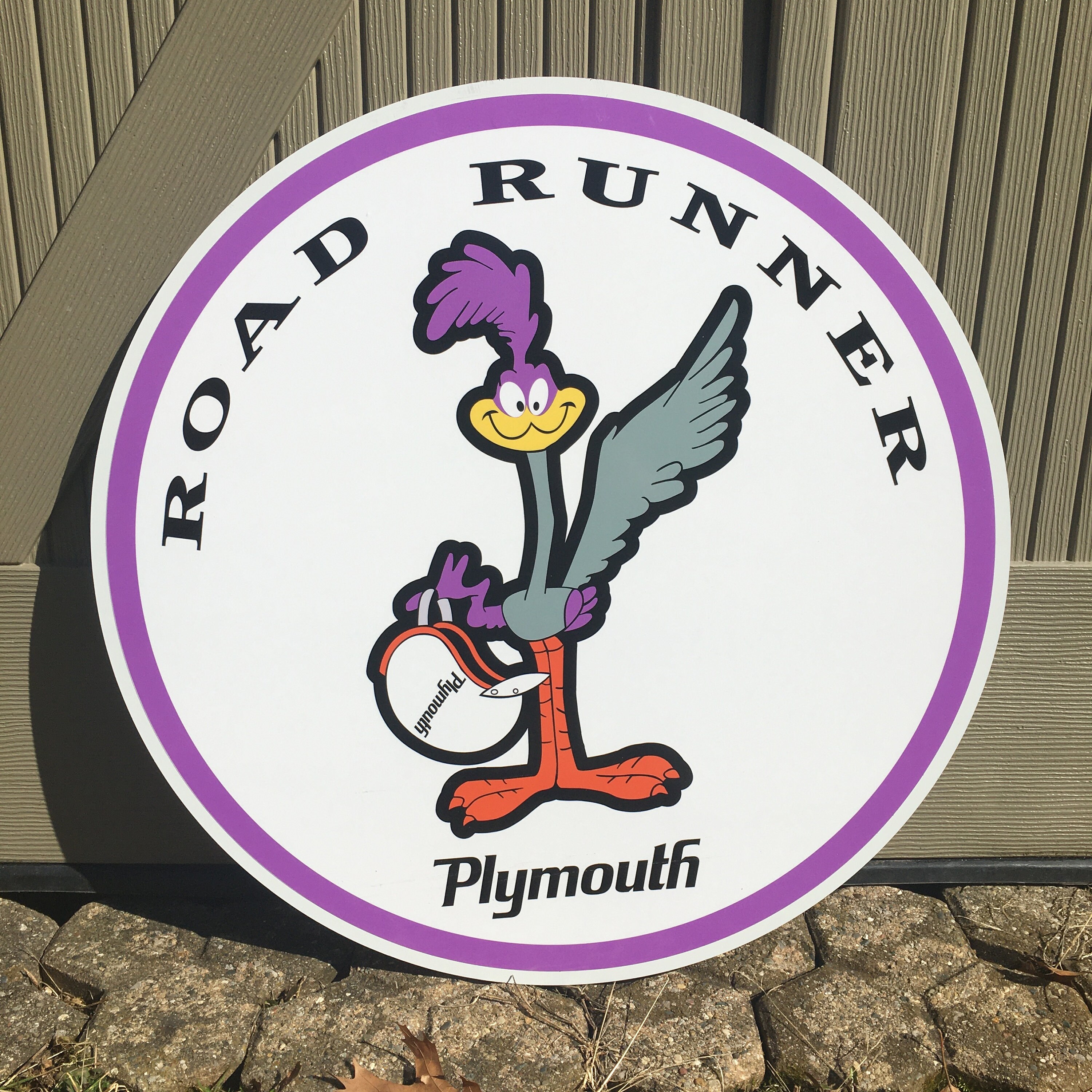 Road Runner Sign / Man Cave Signs / Road Runner Plymouth Sign | Etsy