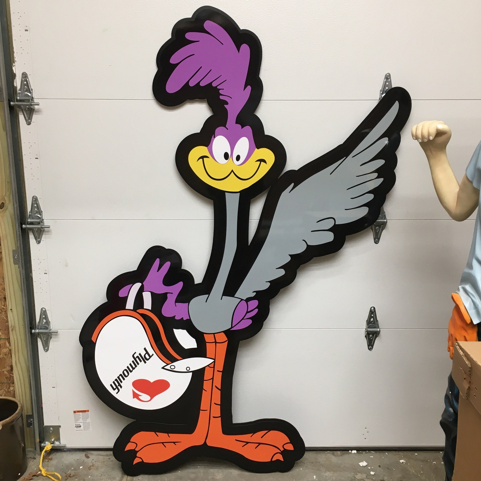 Plymouth Road Runner Sign / Die Cut Aluminum Road Runner | Etsy