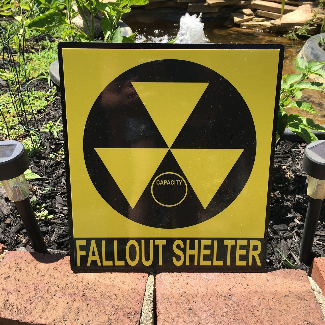 Fallout Shelter Sign / Outdoor Signs / Garage Signs for Men / | Etsy