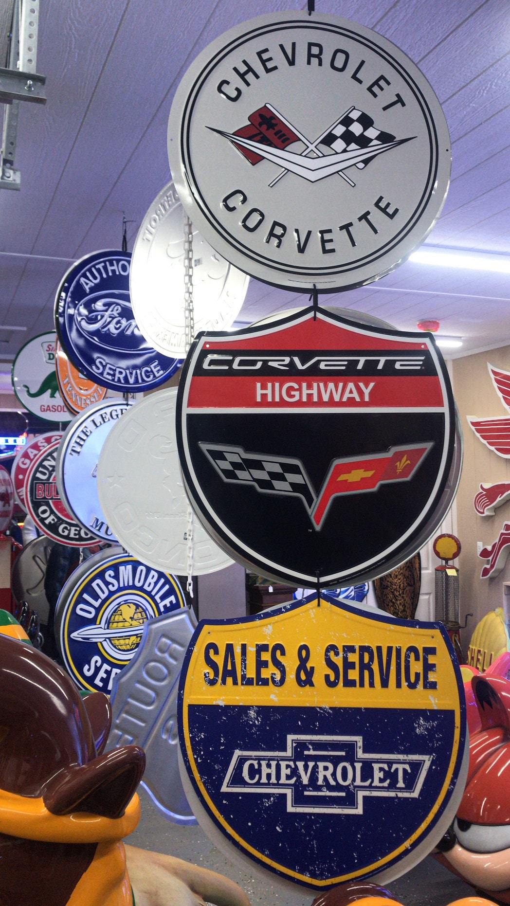 Chevy Garage Signs