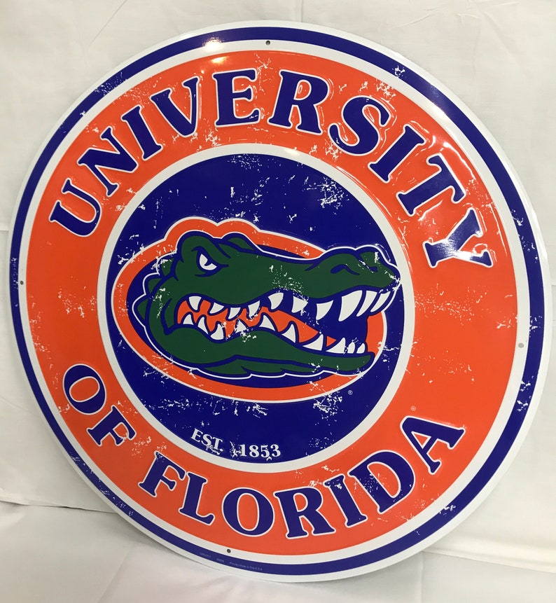 University of Florida Metal Sign / Florida Gators / UF Signs / | Etsy