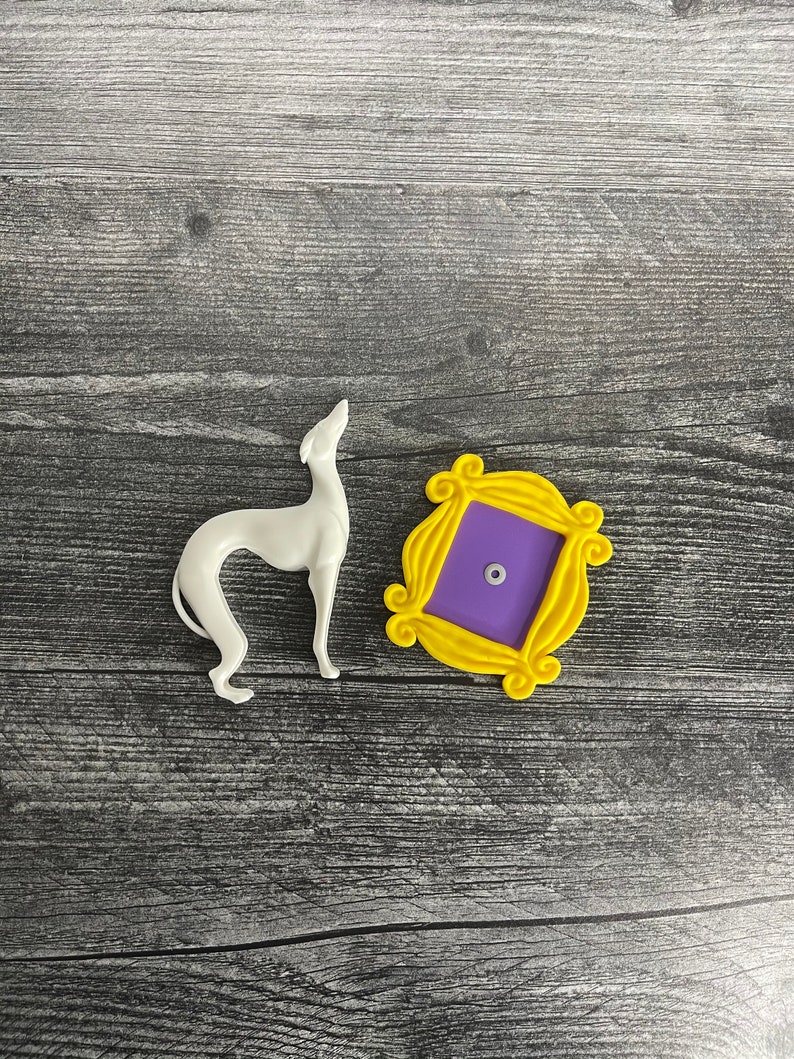 Friends Magnet Set/ White Greyhound/ Friends Themed Gift/ - Etsy