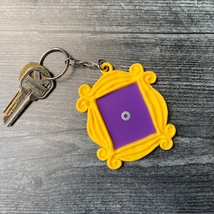 Friends Frame Keychain/ Friends Yellow Peephole Frame/ Friends Themed ...