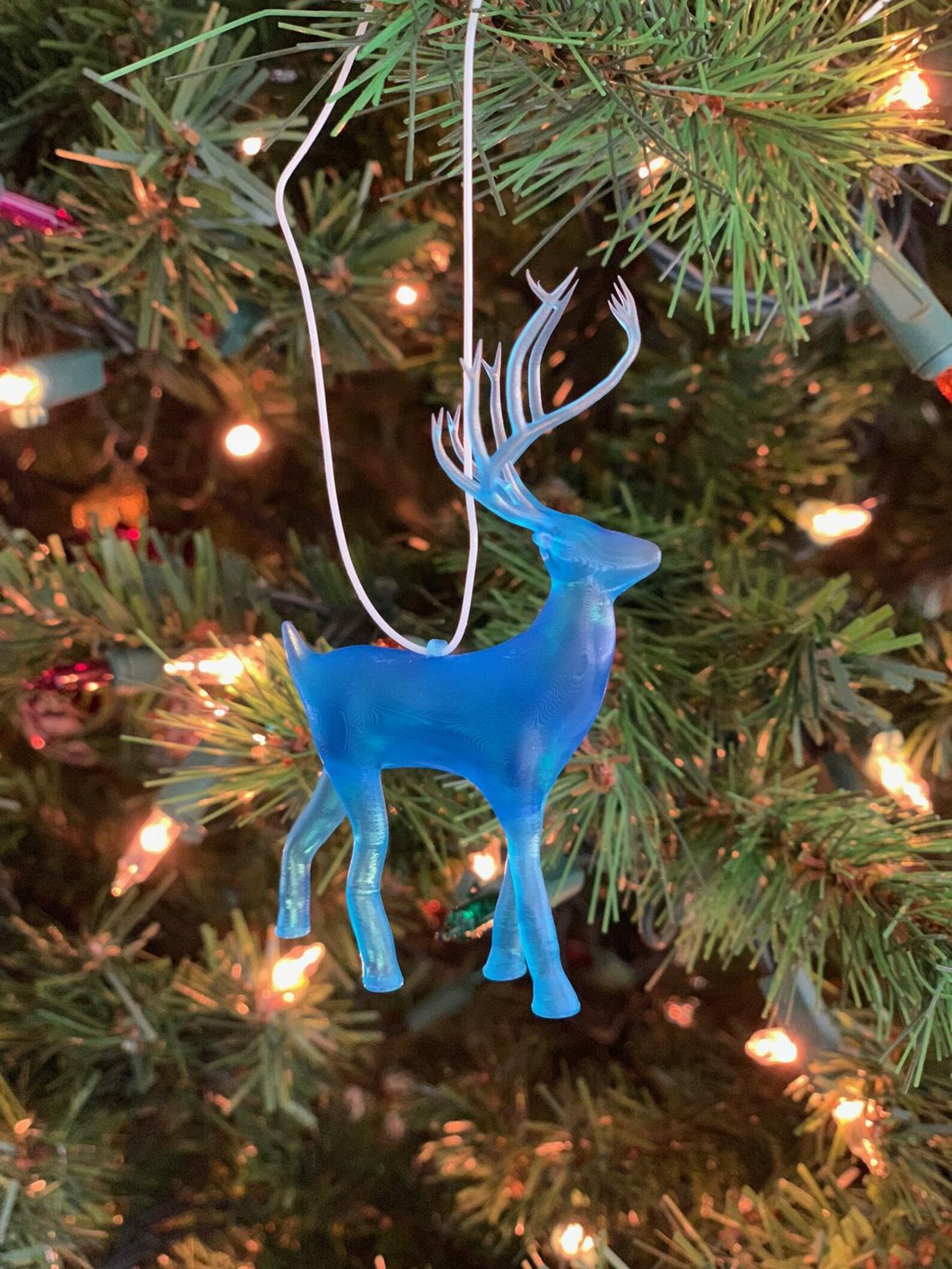 Magical Wizarding Christmas Ornament/ Stag and Does Protective Spell ...