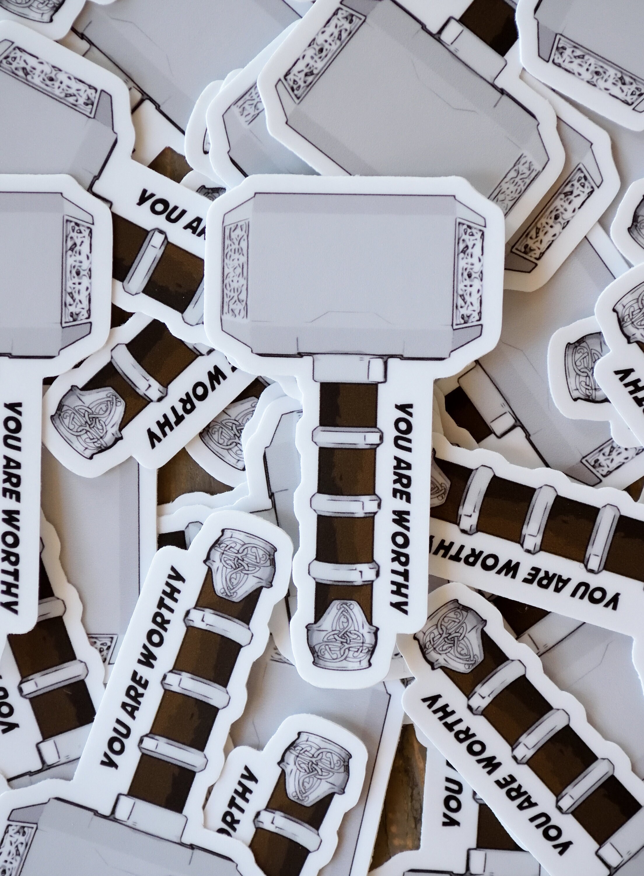 Thor Hammer Sticker/ Waterproof Mjolinir/ Nerdy Stickers/ - Etsy