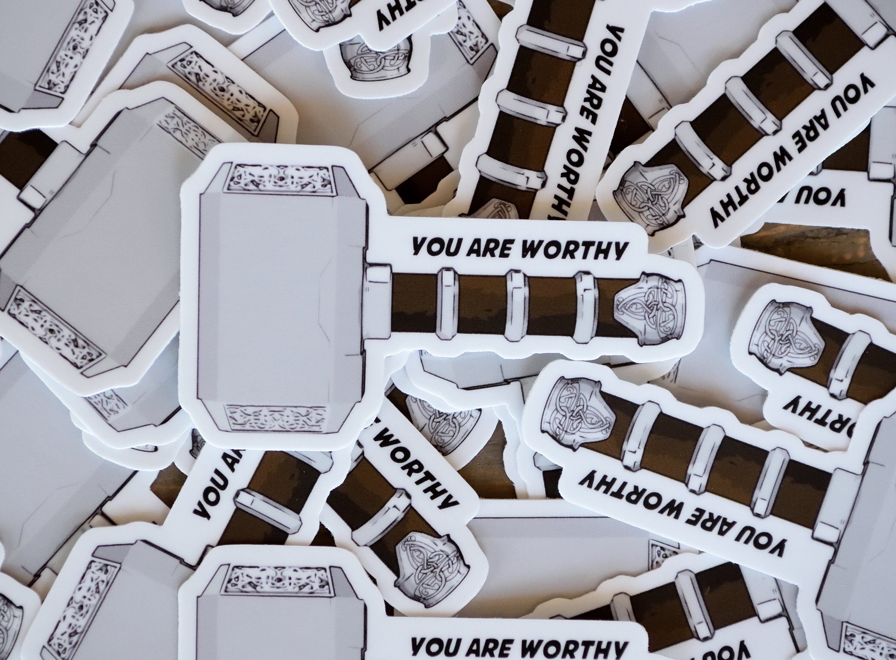 Thor Hammer Sticker/ Waterproof Mjolinir/ Nerdy Stickers/ - Etsy