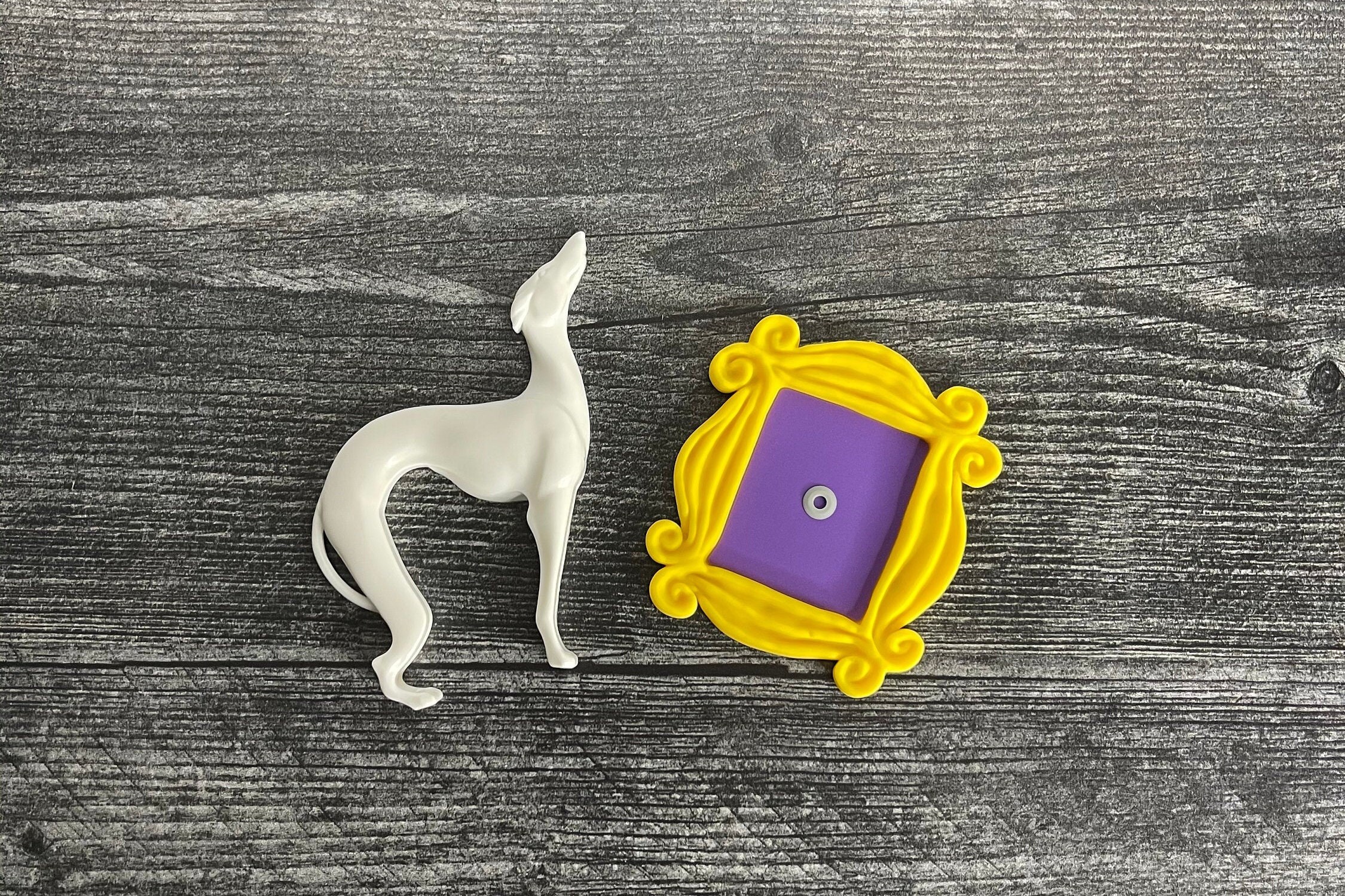 Friends Magnet Set/ White Greyhound/ Friends Themed Gift/ - Etsy