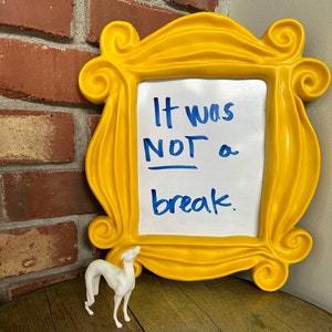 Pat the Dog Figurine: Friends Merch, White Greyhound Statue - Etsy Canada