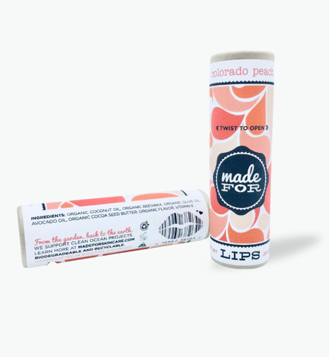 Colorado Peach Eco Tube Lip Balm - Etsy