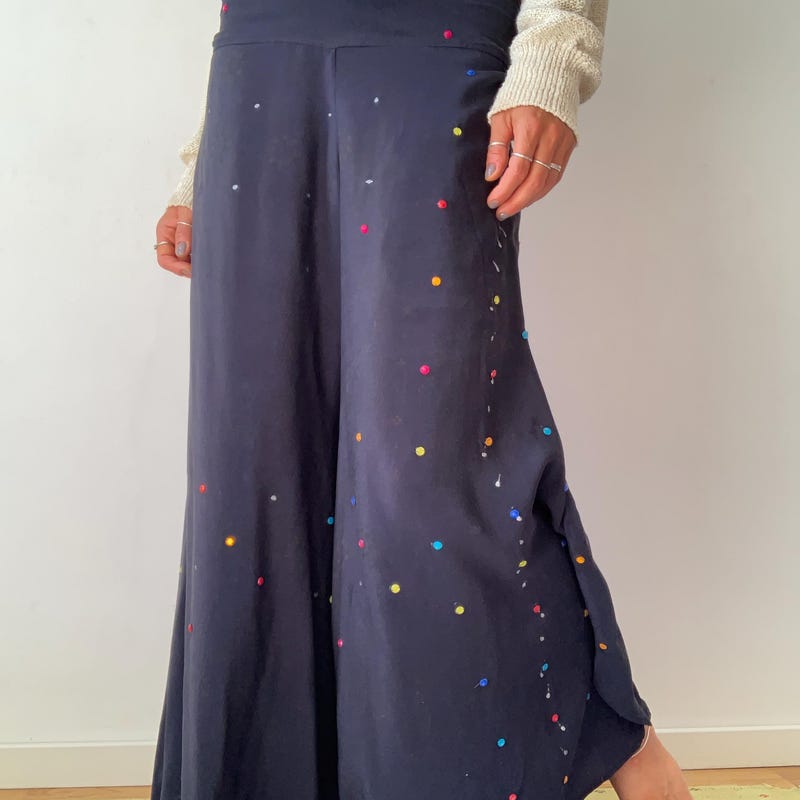 Embroidered Pants - Etsy