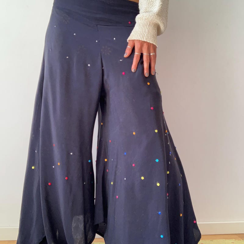 Embroidered Pants - Etsy