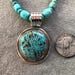 Number 8 Turquoise Pendant & Necklace Set - Etsy