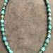 Number 8 Turquoise Pendant & Necklace Set - Etsy