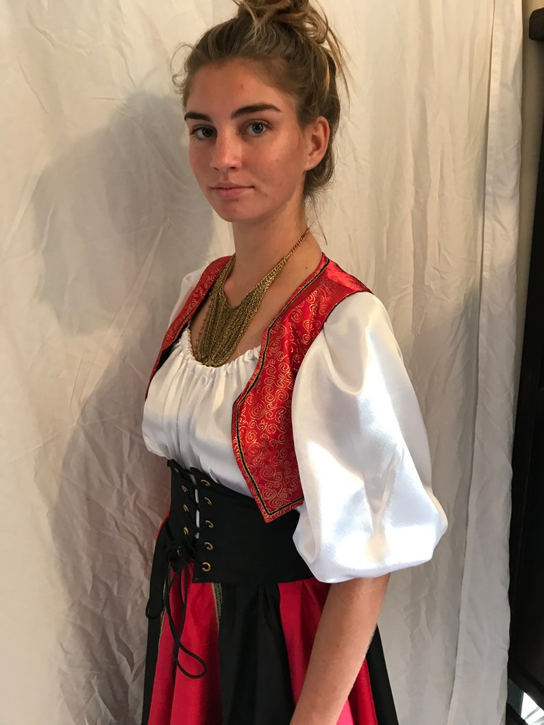 Eastern Dance/gypsy/genie Costume-5 Pieces With Jewelry - Etsy