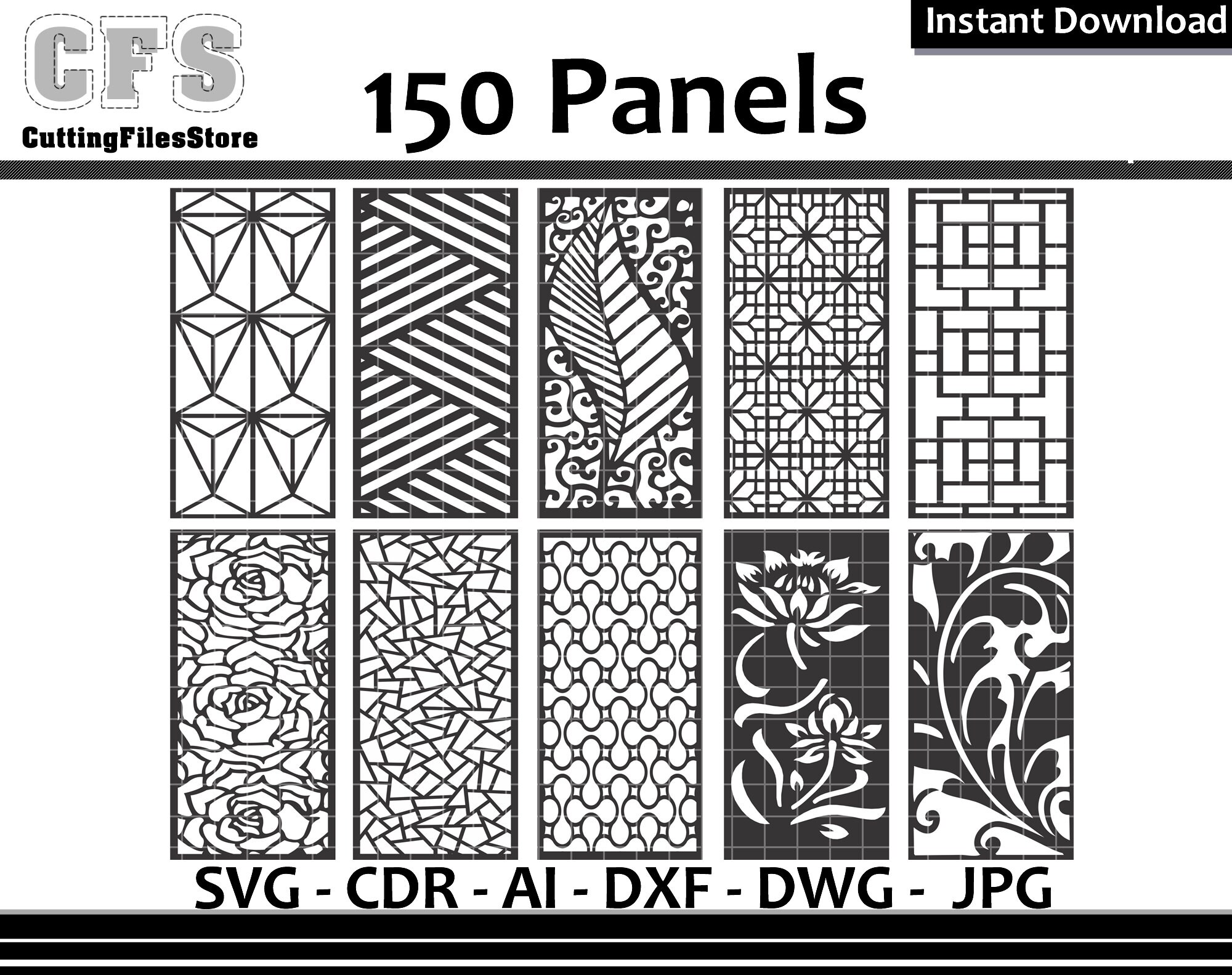Buy 150 Wall Panels Screen Decoratives CNC Laser Online in India - Etsy
