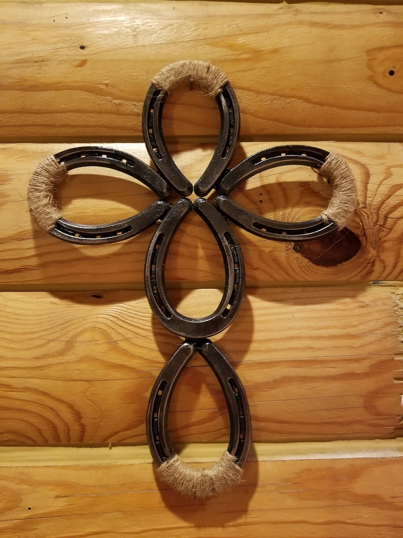 Horseshoe Cross - Etsy