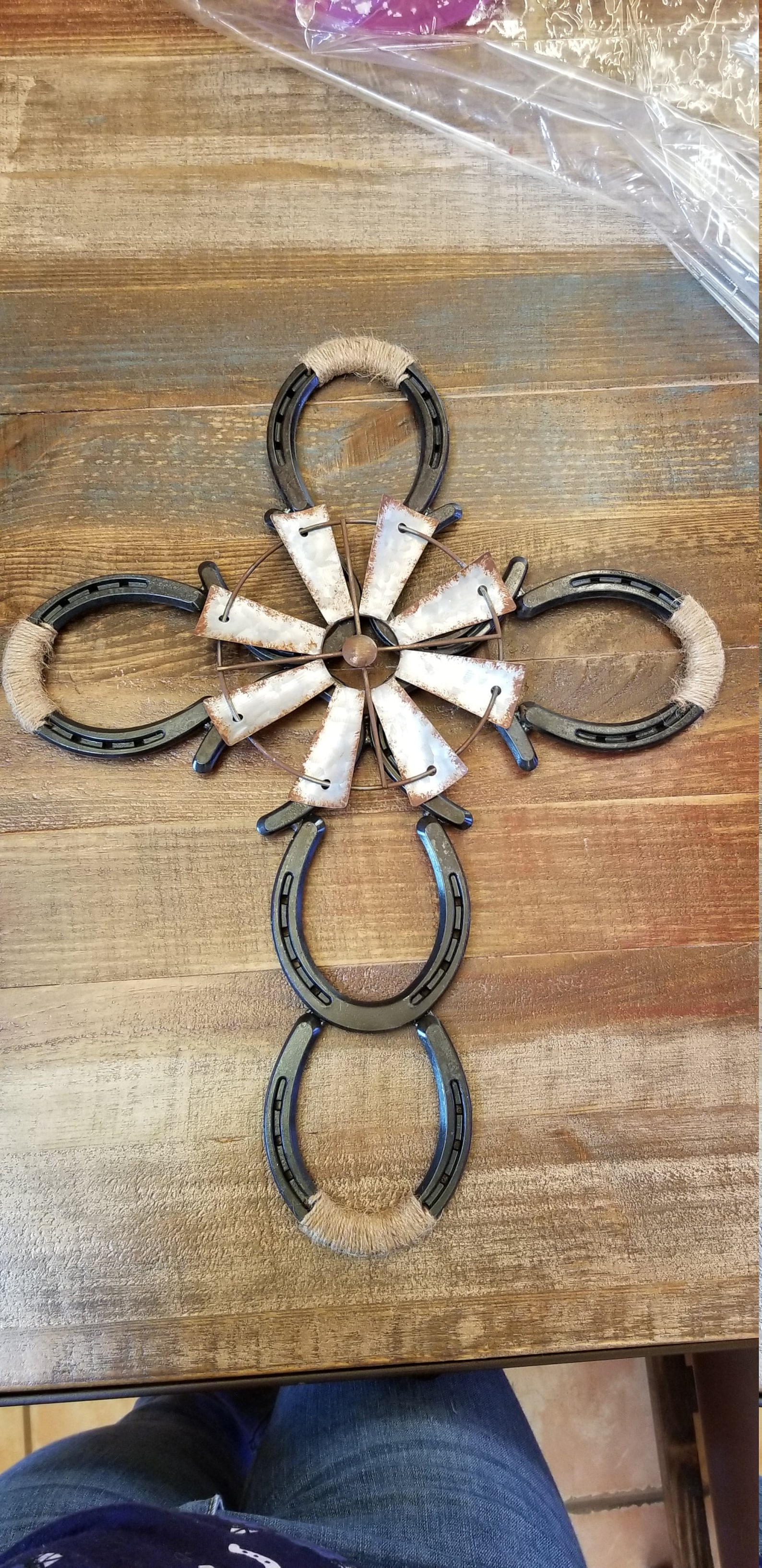 Horseshoe Windmill Cross - Etsy