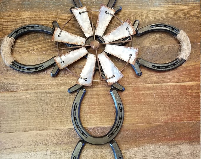 Horseshoe Windmill Cross - Etsy