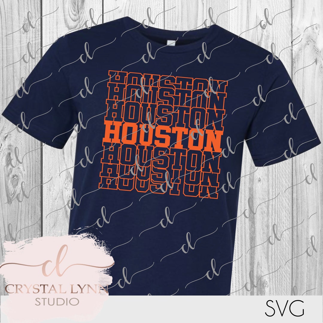 Houston Stacked - Instant Download - SVG - Etsy
